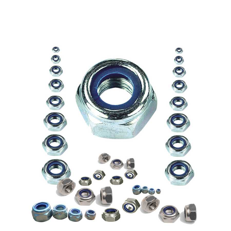 Fiberli Somun M3 M4 M5 M6 M8 M10 M12 M14 M16 M18 M20 M24 M27 M30